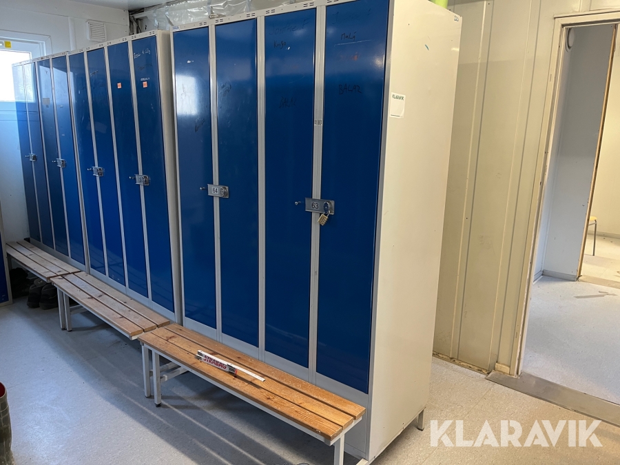 Omklädningsskåp, Stockholm, Klaravik auktioner