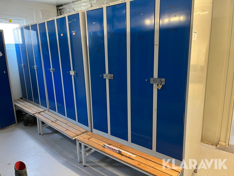 Omklädningsskåp, Stockholm, Klaravik auktioner