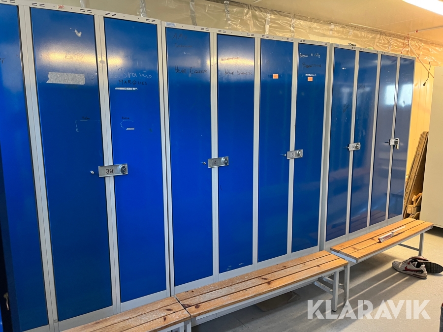 Omklädningsskåp, Stockholm, Klaravik auktioner