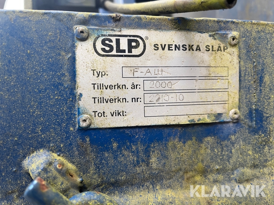 Flak till tridembil SLP F-ALU, Vänersborg, Klaravik auktione