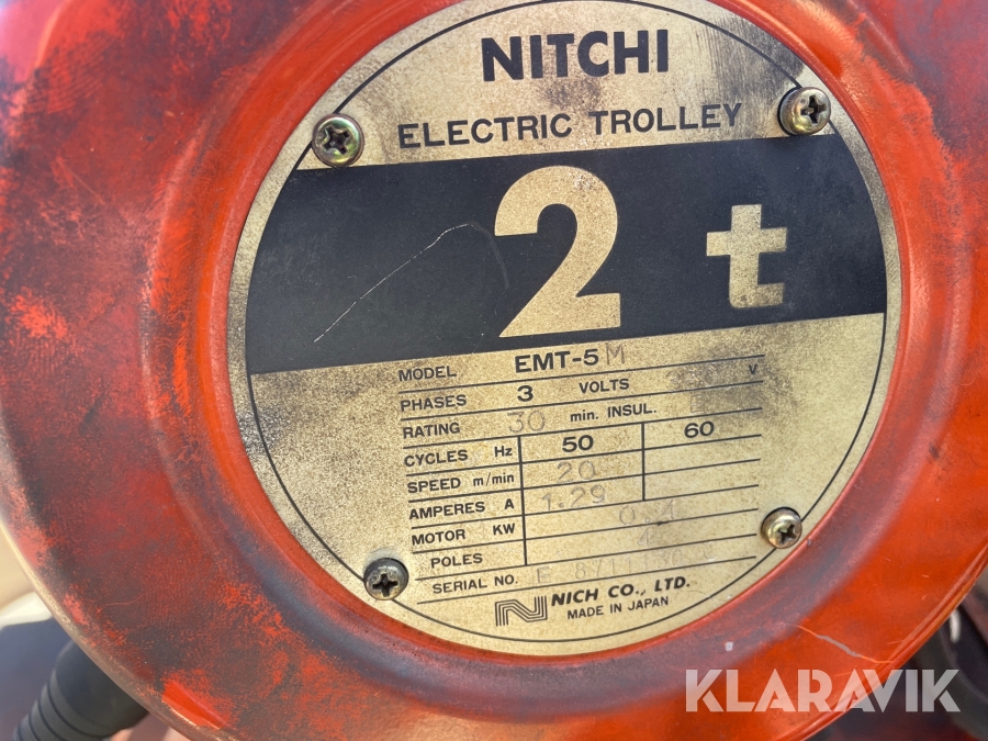 Telfer Nitchi EMT-5, Vänersborg, Klaravik auktioner