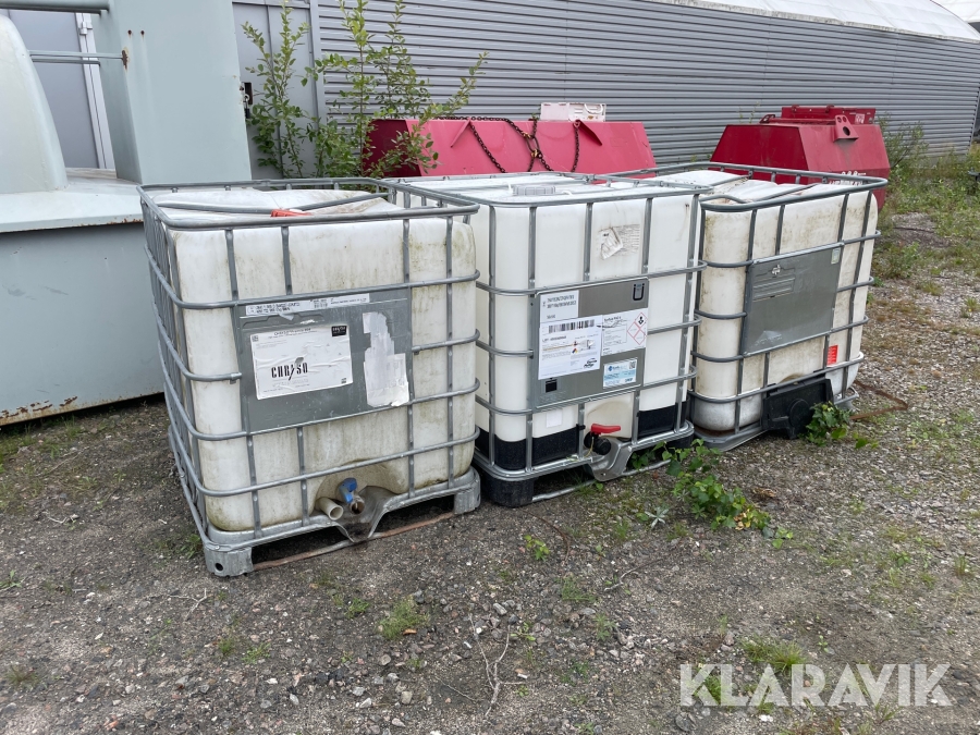 ICB tank 3 st, Karlstad, Klaravik auktioner