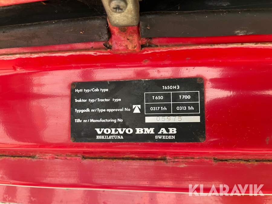Veterantraktor Volvo BM T700, Gotland, Klaravik auktioner