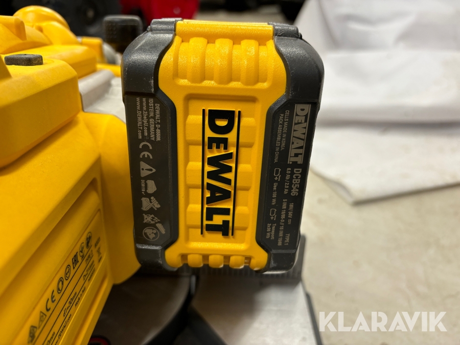 Kap och gersåg DeWalt DCS777, Timrå, Klaravik auktioner