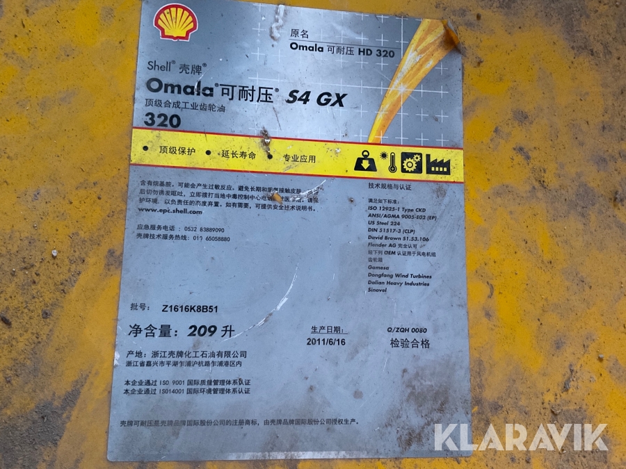 Olja Shell, Filipstad, Klaravik auktioner