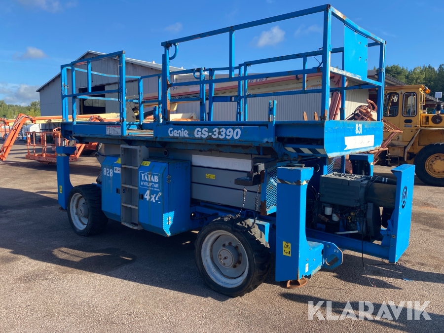 Saxlift Genie GS-3390, Tranås, Klaravik auktioner
