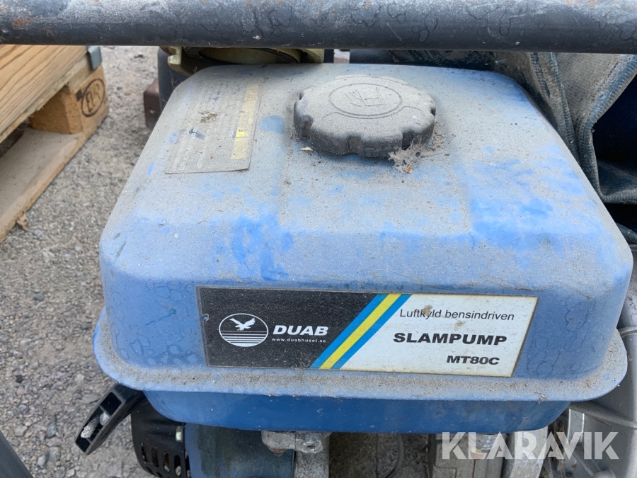 Slampump DUAB MT80C, Mörbylånga, Klaravik auktioner