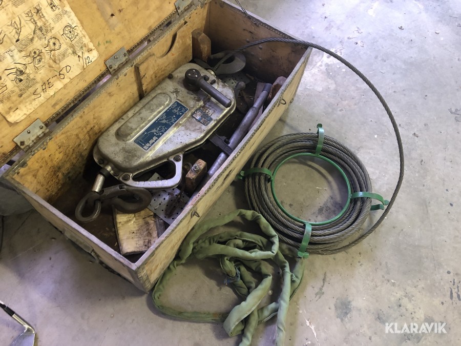 Klaravik Auktioner | Dragblock / vinsch Nordiska redskap