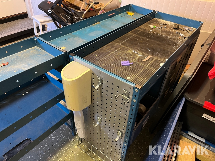 Verkstadsinredning HH Modulsystem, Eslöv, Klaravik auktioner