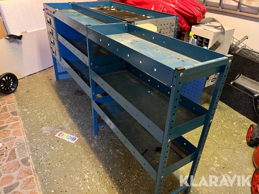 Verkstadsinredning HH Modulsystem, Eslöv, Klaravik auktioner