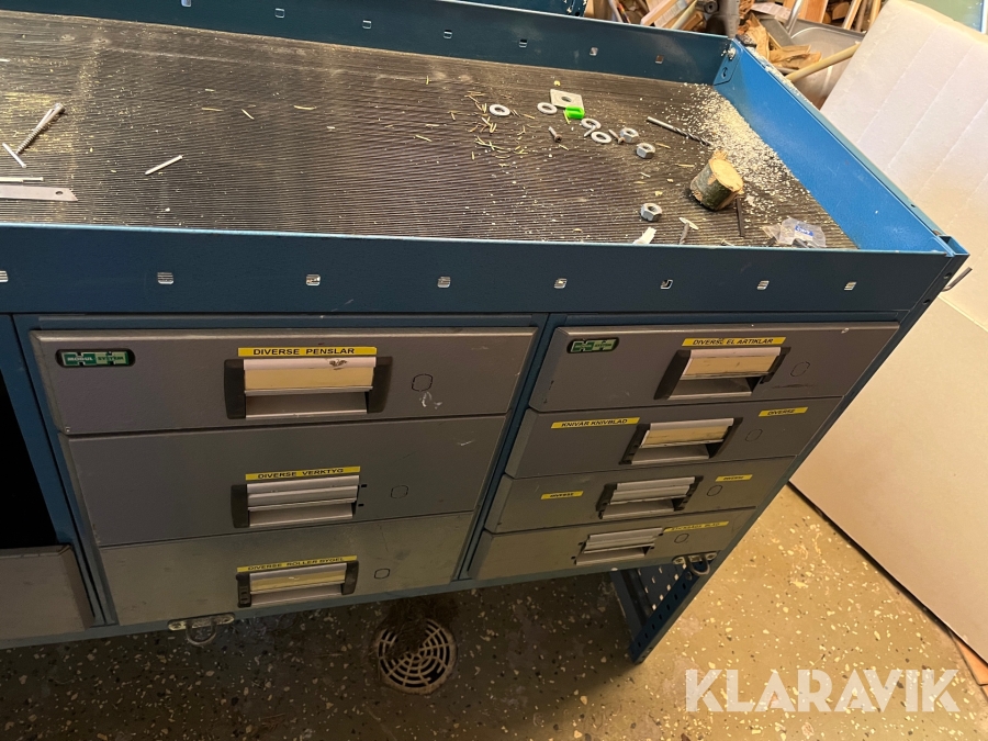 Verkstadsinredning HH Modulsystem, Eslöv, Klaravik auktioner