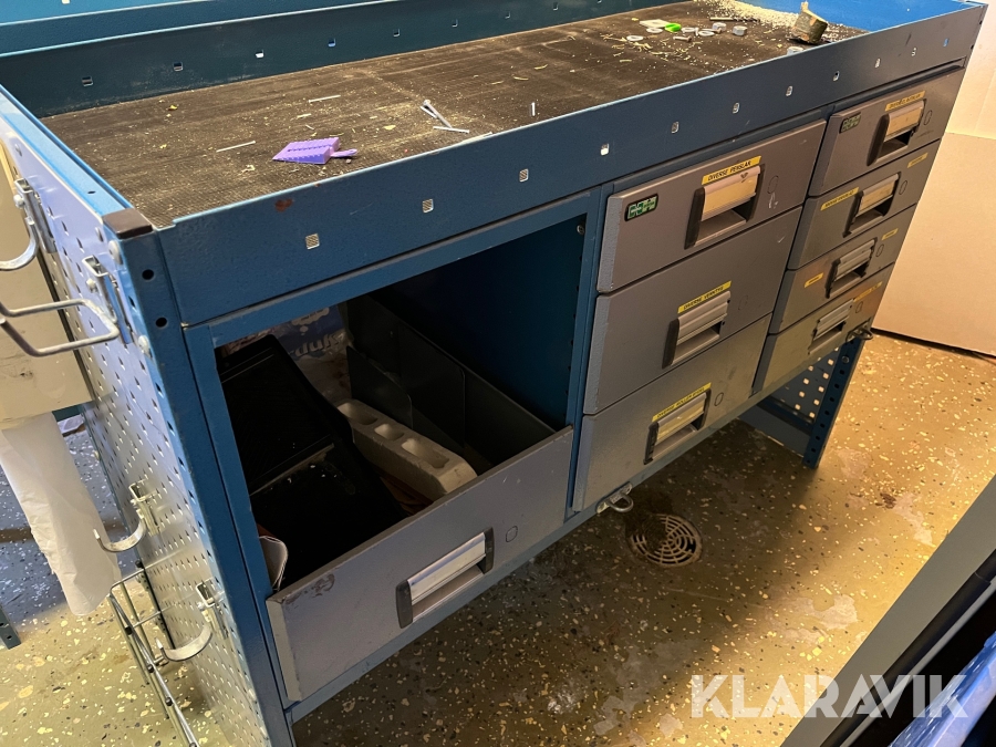 Verkstadsinredning HH Modulsystem, Eslöv, Klaravik auktioner