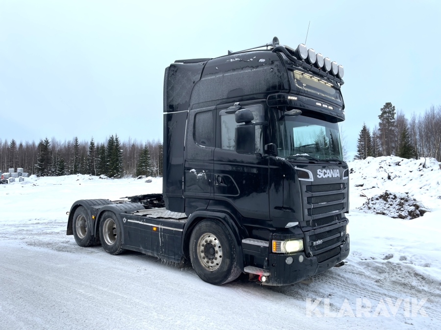 Dragbil Scania R580 6X4, Berg, Klaravik auktioner
