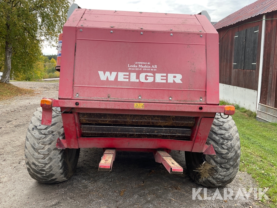 Rundbalspress Welger RP 220 master, Söderhamn, Klaravik auk