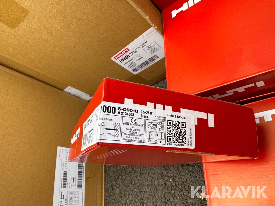 Bandad gipsskruv Hilti, Helsingborg, Klaravik auktioner