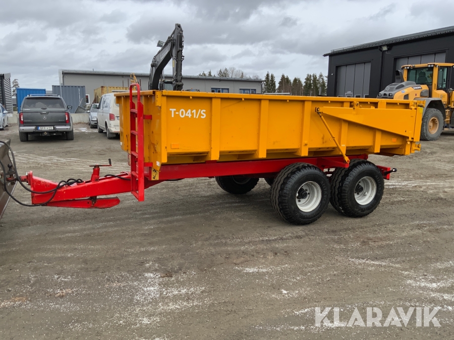 Entreprenadkärra Möre vagnen T-041/s, Nyköping, Klaravik auk