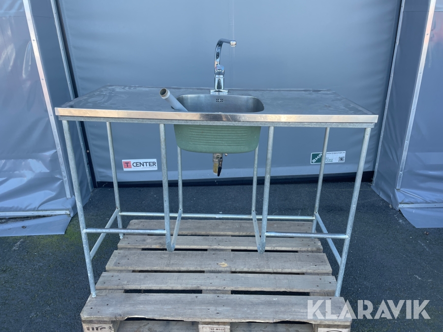 Diskbänk med blandare, Mölndal, Klaravik auktioner