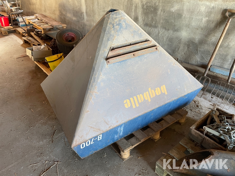 Gödningsspridare Bogballe B-700, Kalmar, Klaravik auktioner