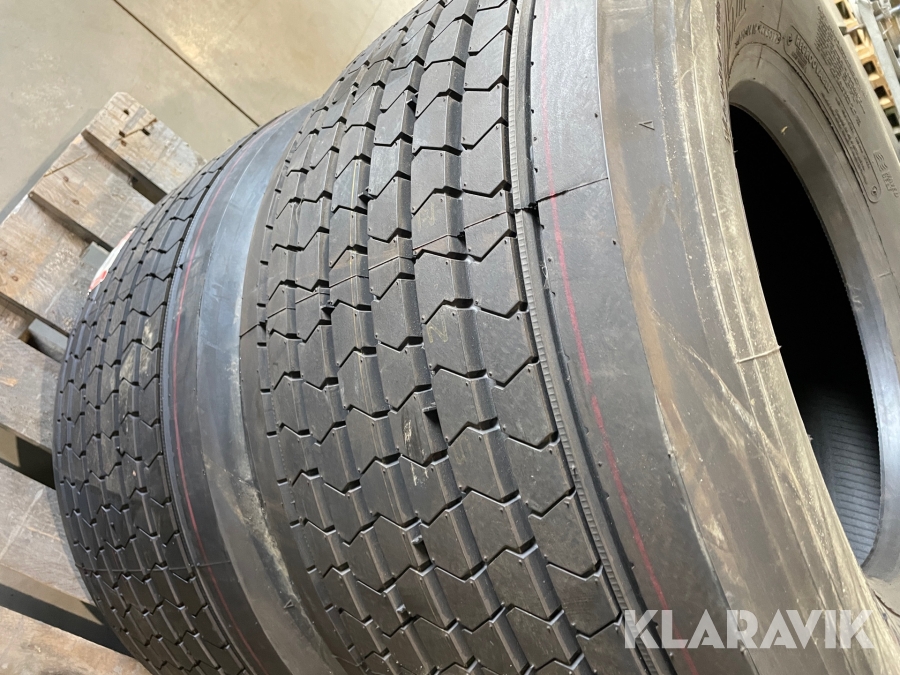 Lastbilsdäck Bridgestone R166, Sölvesborg, Klaravik auktione