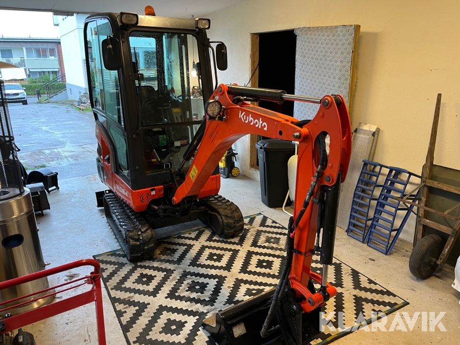 Grävmaskin Kubota KX016-4, Eslöv, Klaravik auktioner