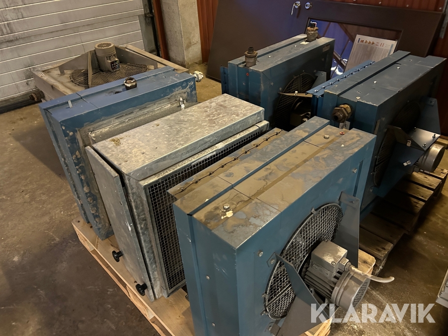 Fläktluftvärmare Bahco Ventilation, Älvkarleby, Klaravik auk