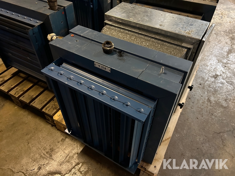 Fläktluftvärmare Bahco Ventilation, Älvkarleby, Klaravik auk