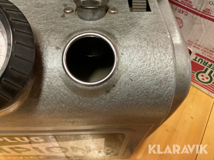 Blästermaskin för tändstift Champion, Lycksele, Klaravik auk