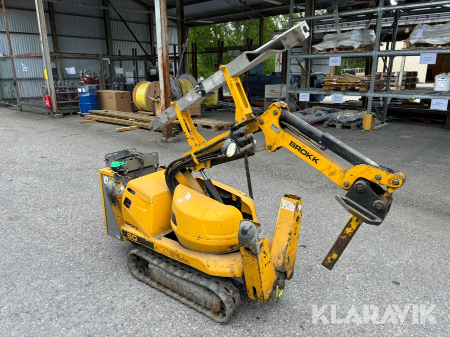 Banddriven Rivningsrobot Brokk Brokk 60, Askersund, Klaravik