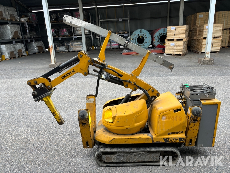 Banddriven Rivningsrobot Brokk Brokk 60, Askersund, Klaravik