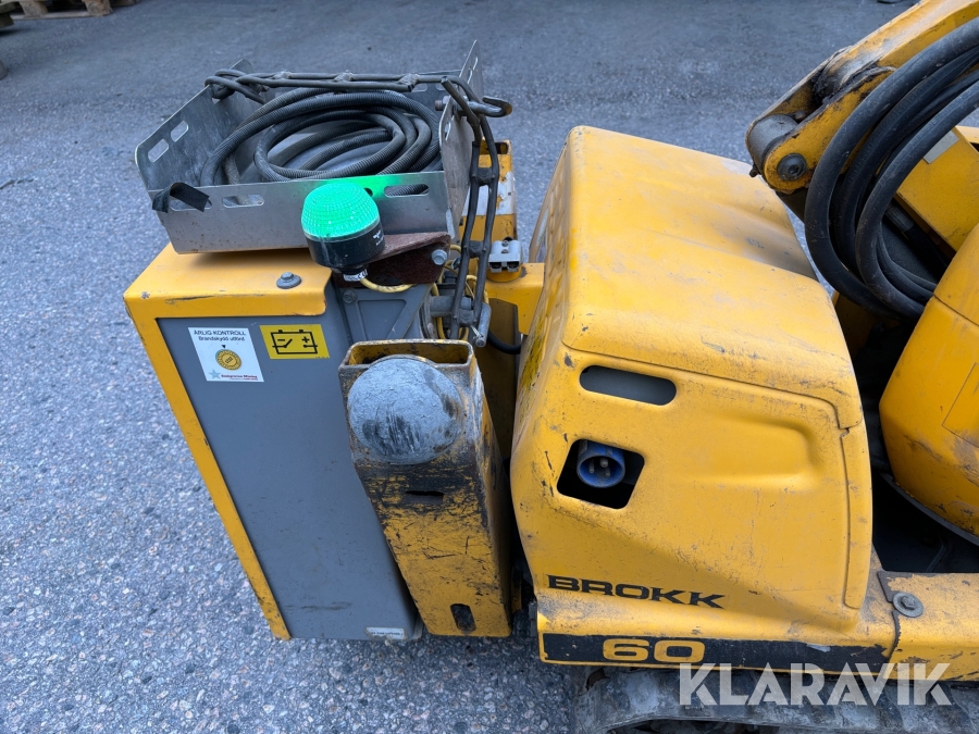 Banddriven Rivningsrobot Brokk Brokk 60, Askersund, Klaravik