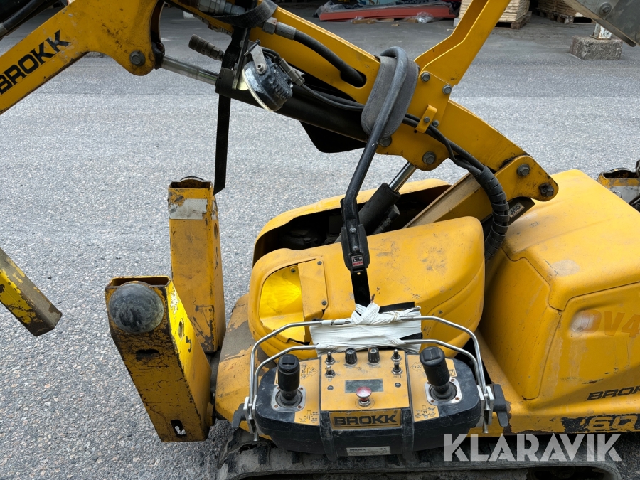Banddriven Rivningsrobot Brokk Brokk 60, Askersund, Klaravik