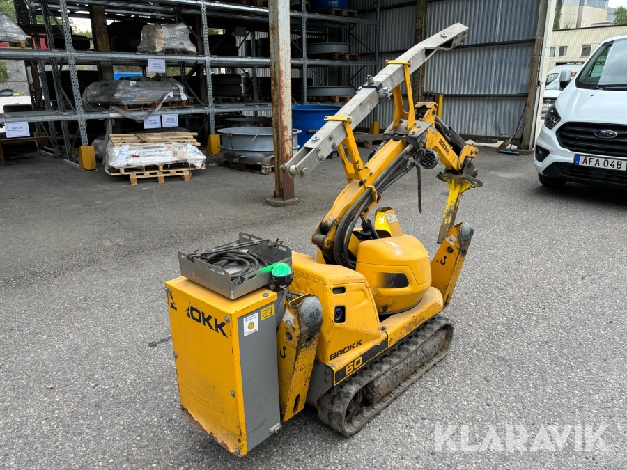 Banddriven Rivningsrobot Brokk Brokk 60, Askersund, Klaravik
