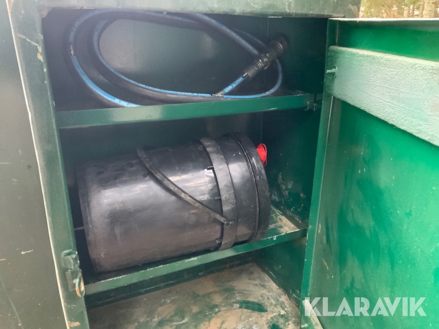 Dieseltank med lyftbygel IBC småbulkbehållare Wikers 1600l,