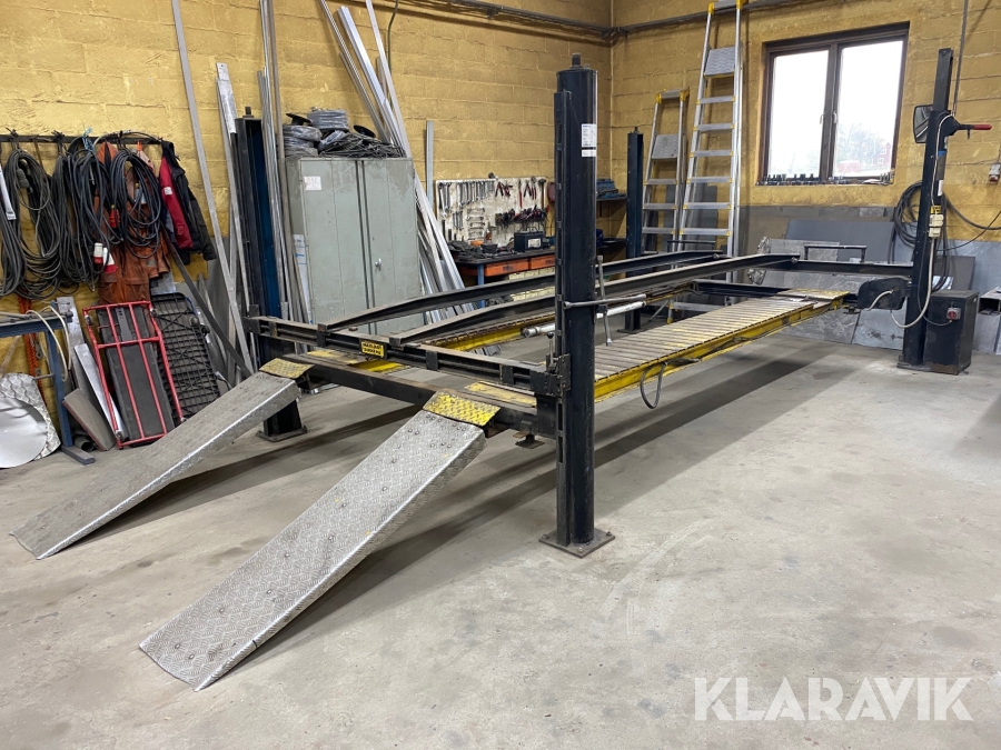 Billyft fyrpelarlyft, Laholm, Klaravik auktioner