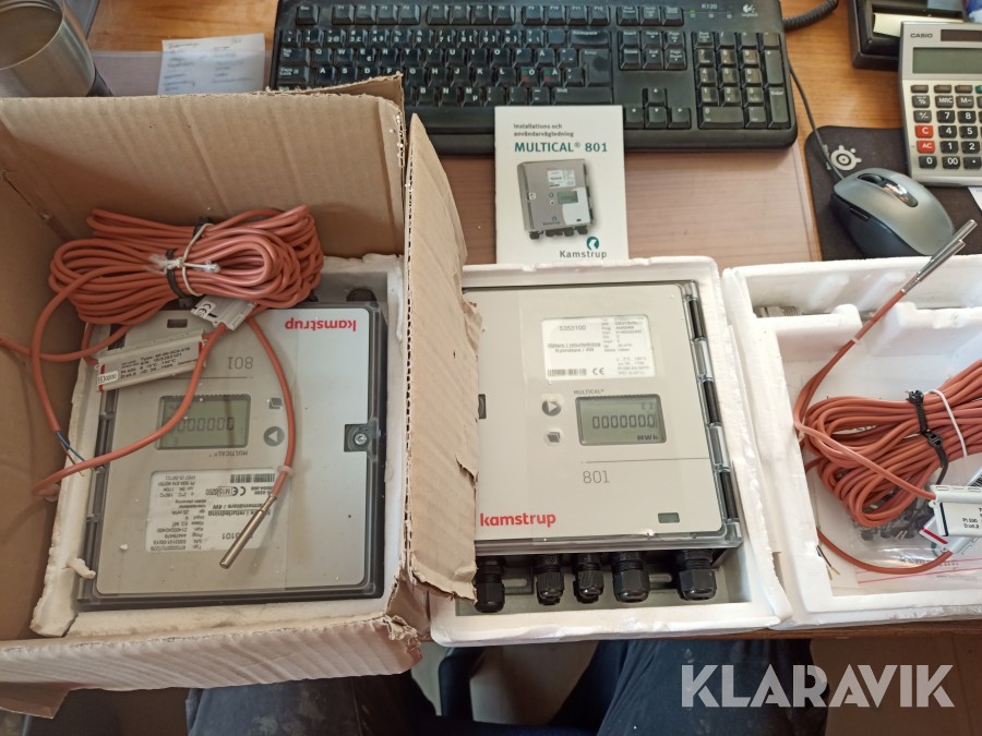 2st Kamstrup Multical 801-mätare (nya)