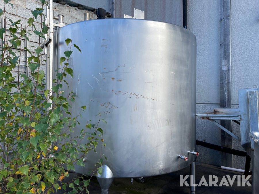 Rostfri Tank 5 kubik, Mark, Klaravik auktioner