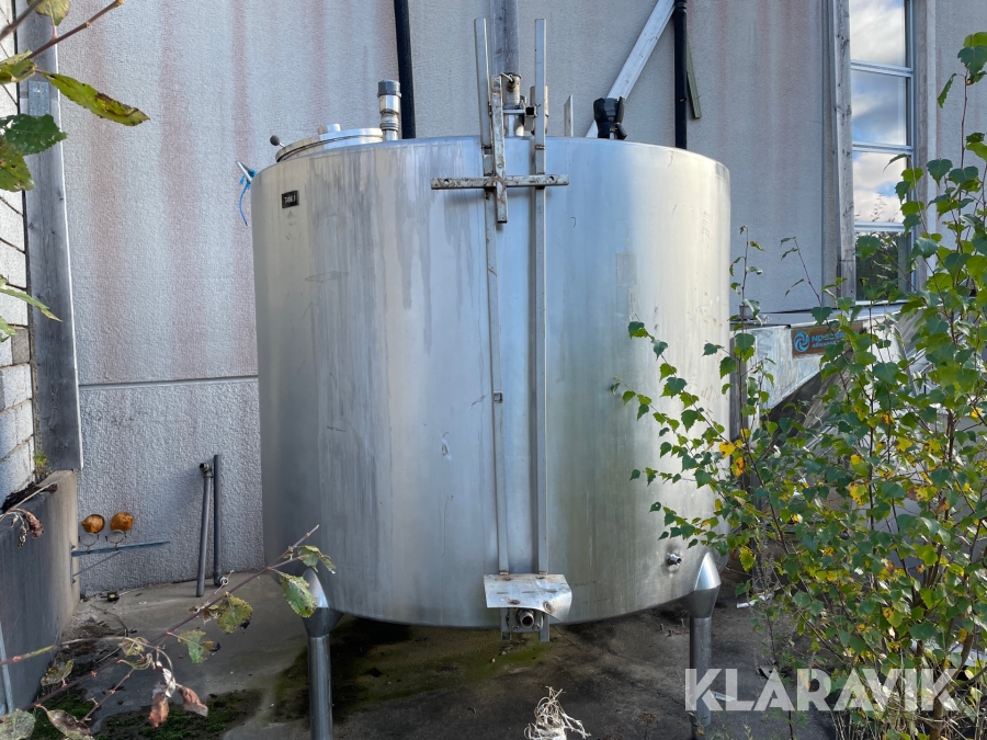 Rostfri Tank 5 kubik, Mark, Klaravik auktioner