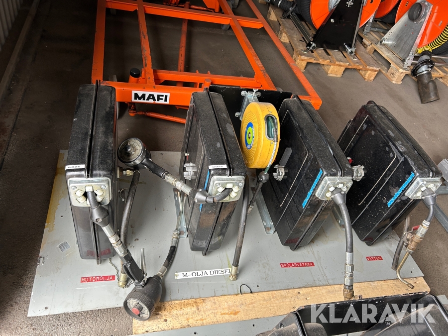 Slangvinda Vatten/olja/ Spolarvätska/Diesel Nederman, Trollh