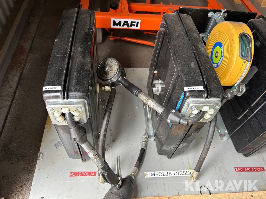 Slangvinda Vatten/olja/ Spolarvätska/Diesel Nederman, Trollh