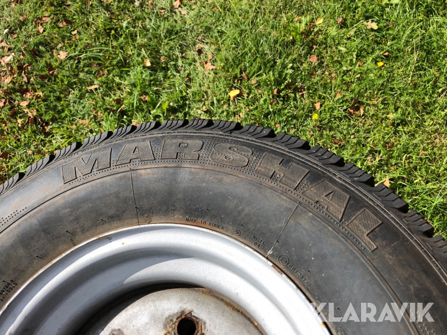 Dubb Däck med fälg Marshal 31*10, 50 R15LT 4 st