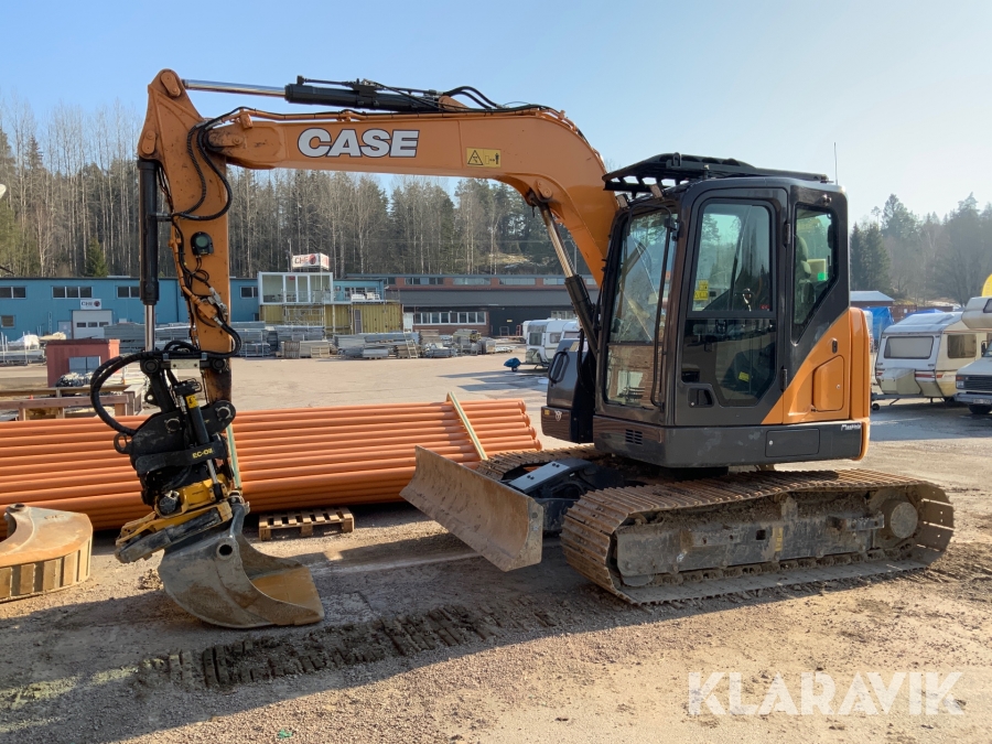 Grävmaskin Case CX85D SR, Nyköping, Klaravik auktioner