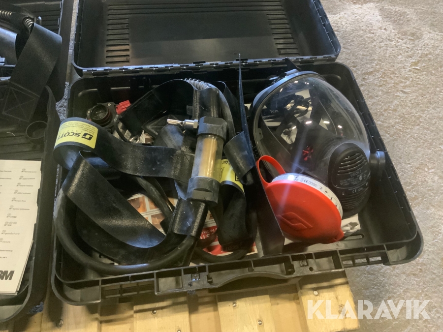 Friskluftsmaskar Scott Vision 3, Växjö, Klaravik auktioner