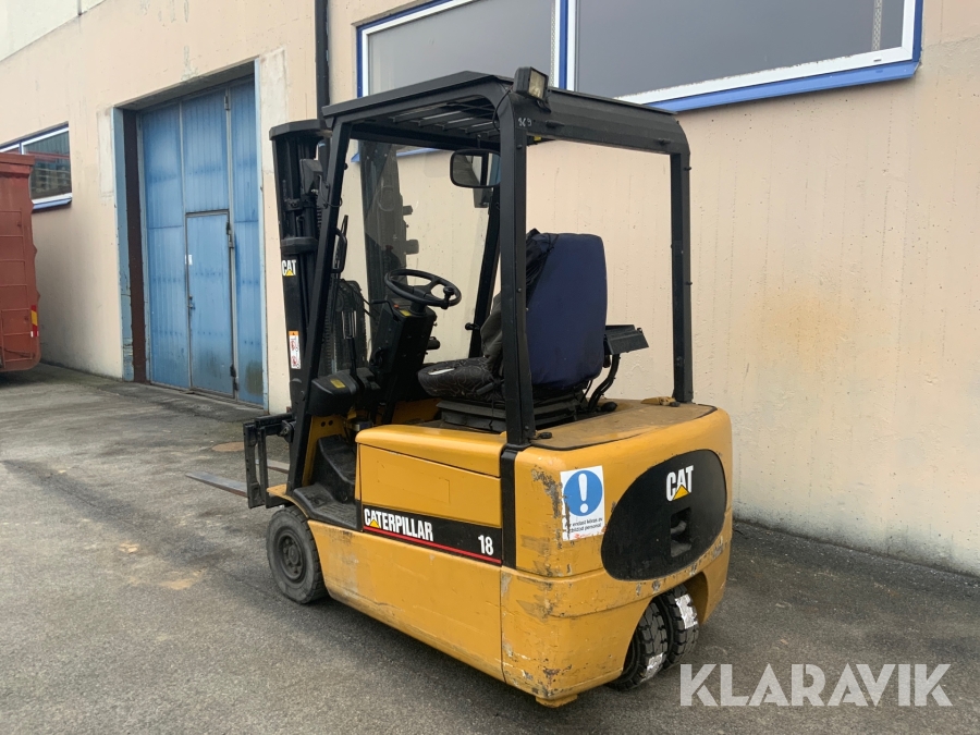 Motviktstruck Caterpillar EP18KT, Skurup, Klaravik auktioner