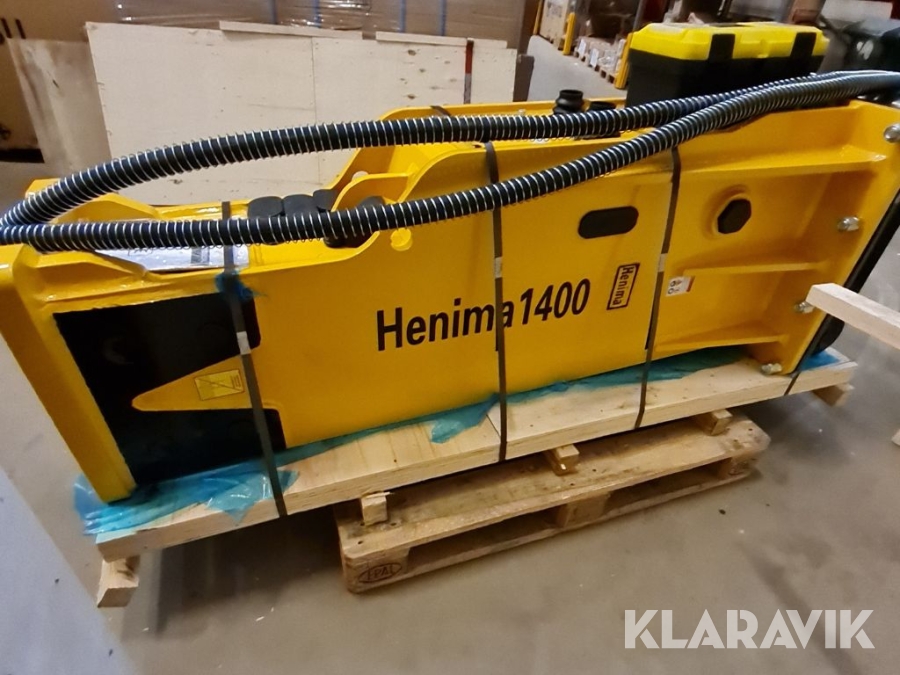 Hydraulhammare Henima 1400, Strömstad, Klaravik auktioner
