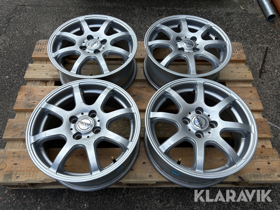 Lättmetallfälgar Mega Wheels, Lund, Klaravik auktioner