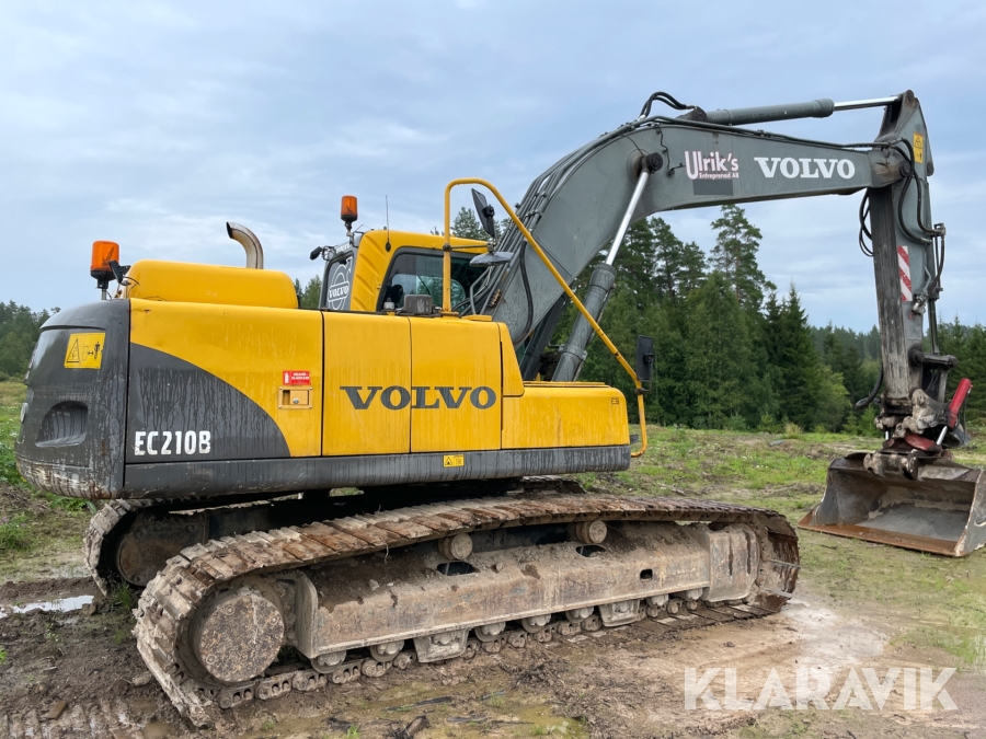 Grävmaskin Volvo EC210B, Munkfors, Klaravik auktioner