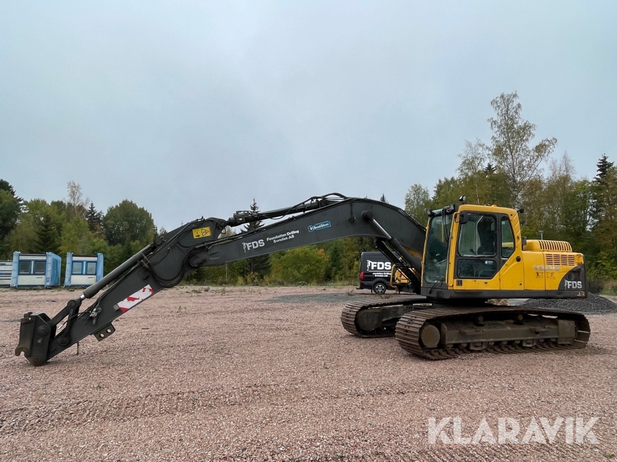 Grävmaskin Volvo EC210B LC, Uppsala, Klaravik auktioner