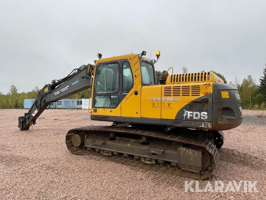 Grävmaskin Volvo EC210B LC, Uppsala, Klaravik auktioner