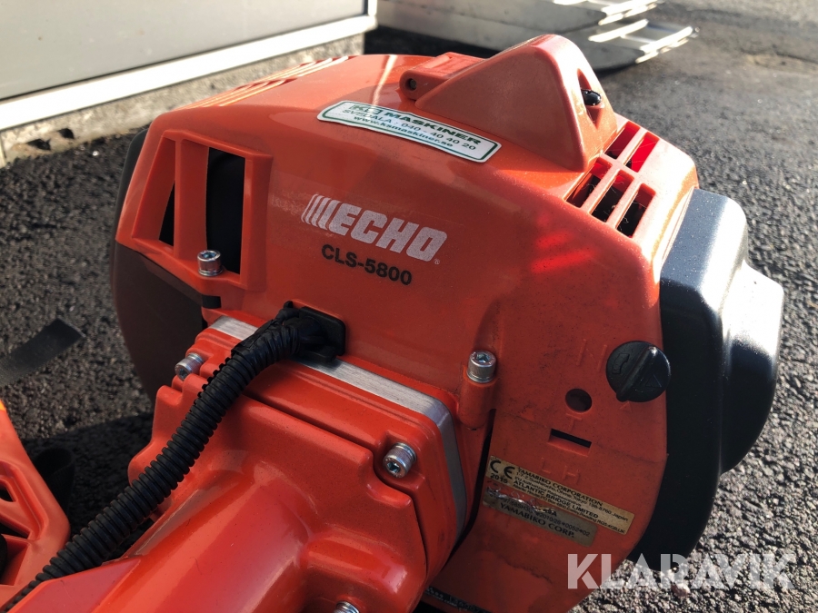 Klaravik Auktioner | Röjsåg Echo Cls-5800 med sele och tillbehör