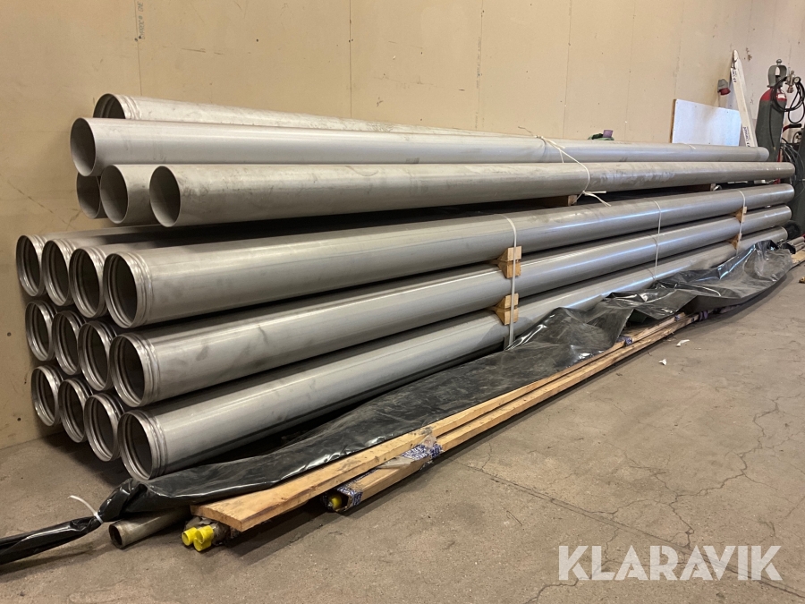 Rostfria rör syrafast, Haninge, Klaravik auktioner